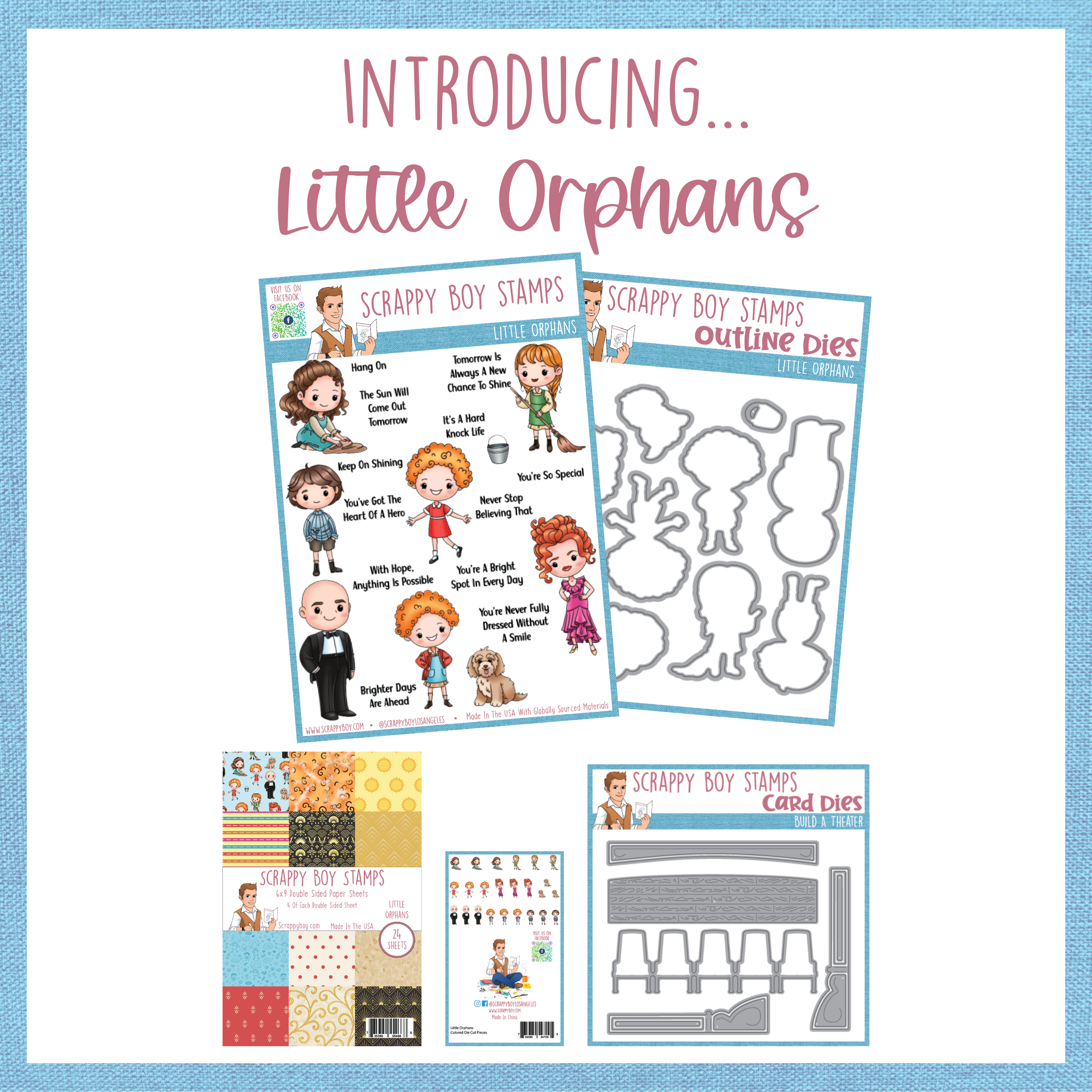 Little Orphans – Scrappy Boy Stamps