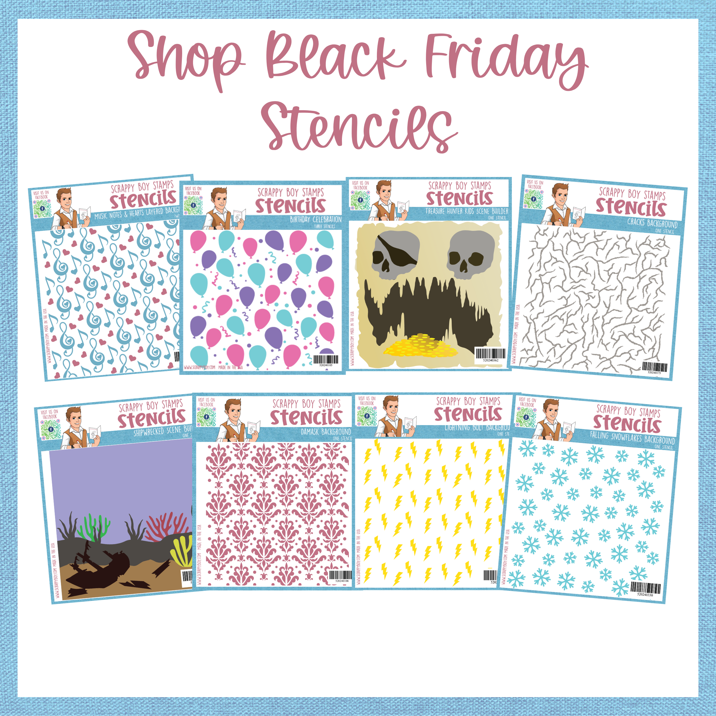 Black Friday Stencils 2025 – Page 3 – Scrappy Boy Stamps