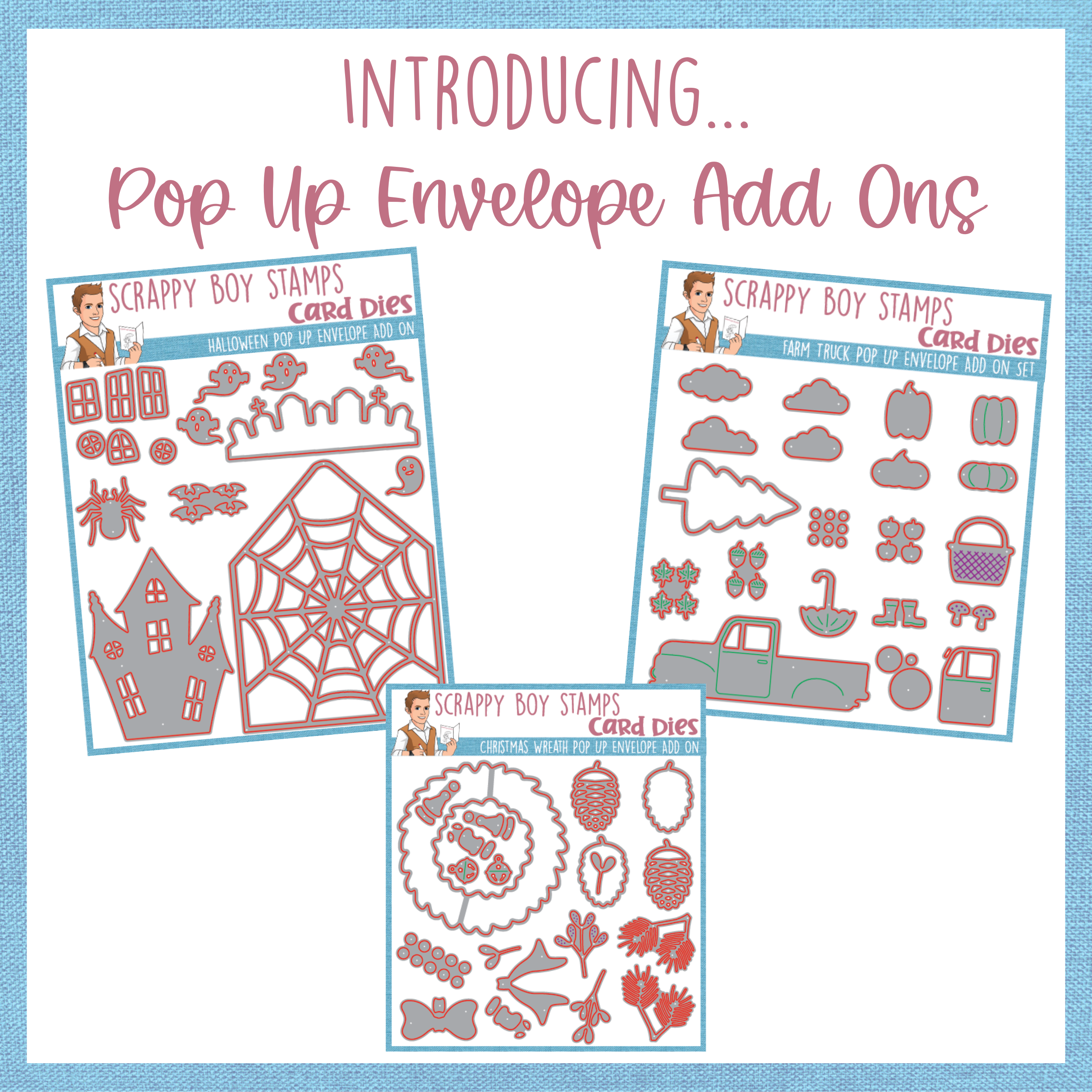 Pop Up Envelope Dies – Scrappy Boy Stamps