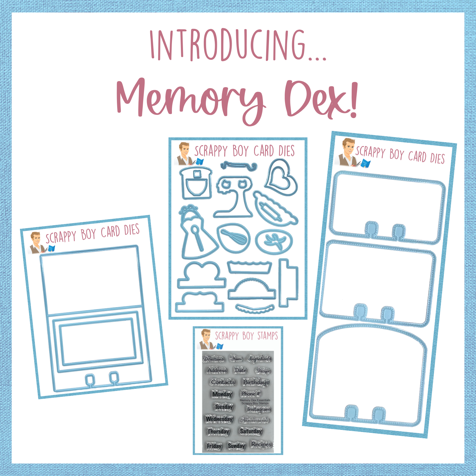 Memory Dex Get it now - Scrappy Boy Stamps