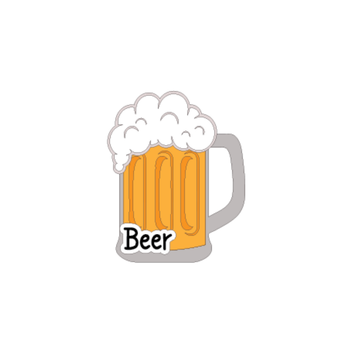 Beer Mug A2 Gift Card Holder Die Set - Scrappy Boy Stamps