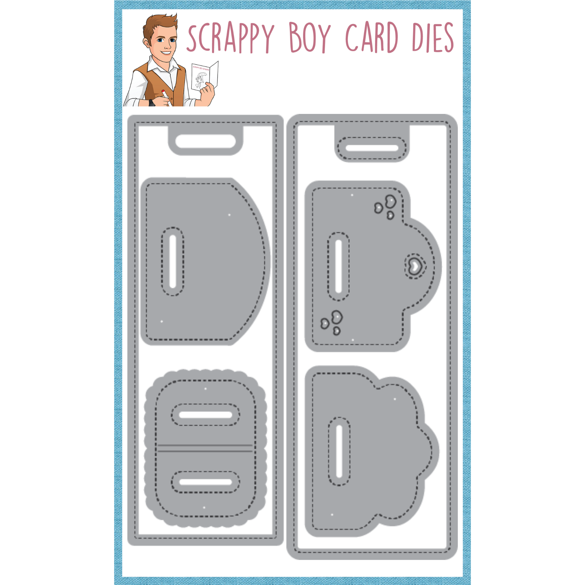 Card Making Dies Get it now - Scrappy Boy Stamps