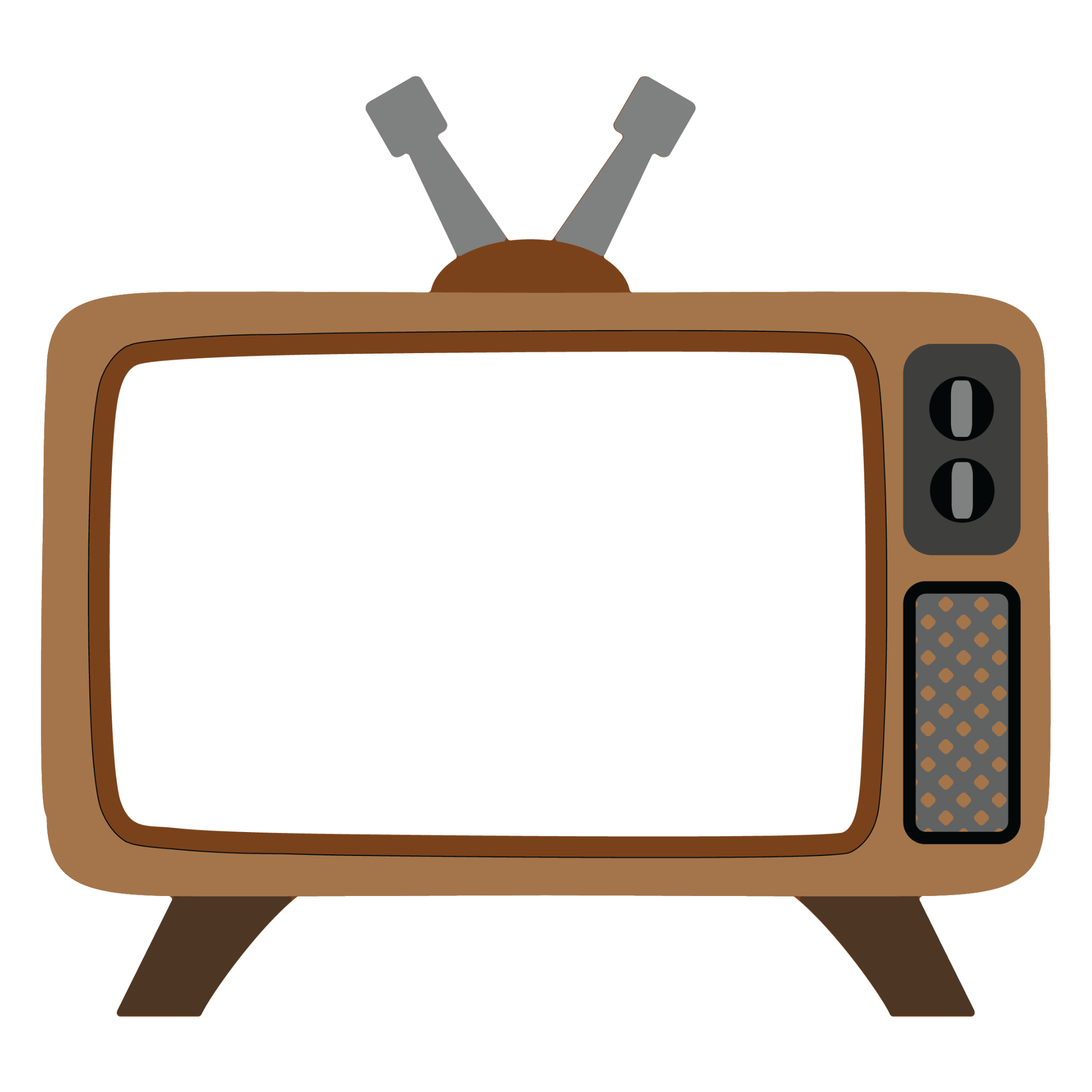 Retro TV Die Set - Scrappy Boy Stamps