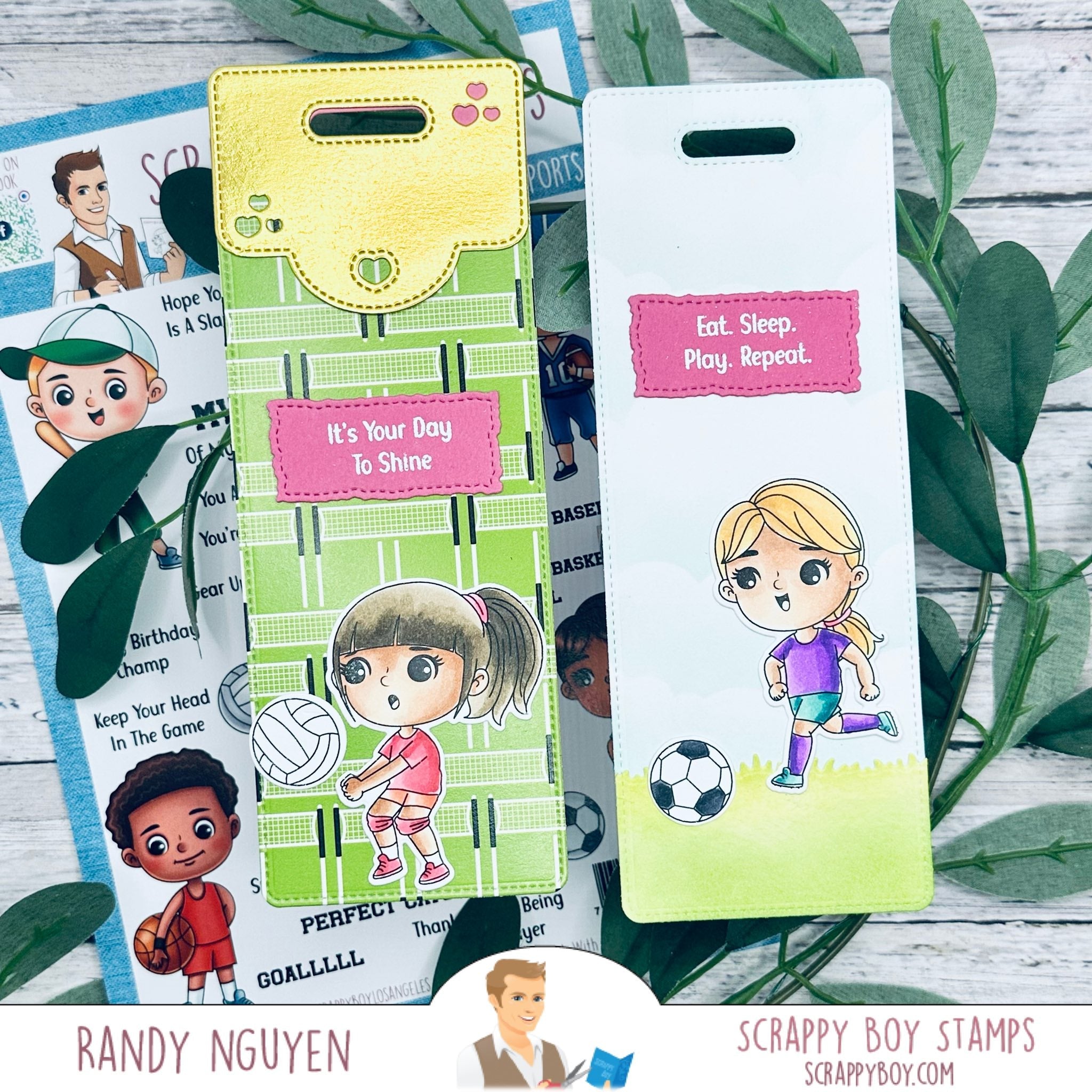 Bookmark & Toppers Die Set - Scrappy Boy Stamps