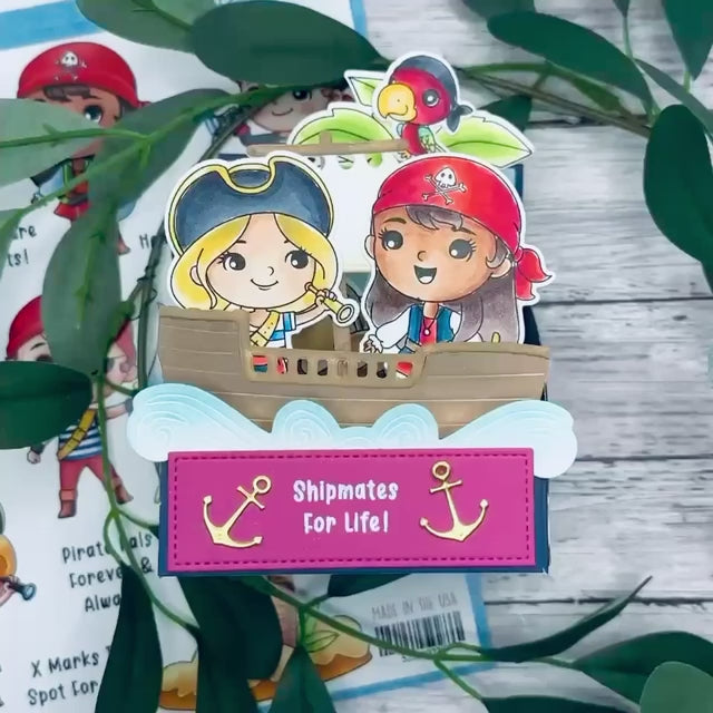 3D Box Card & Toppers Die Set - Scrappy Boy Stamps