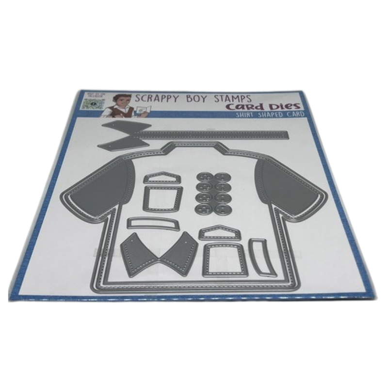 Shirt Shaped Card/Mini Album Die - Scrappy Boy Stamps