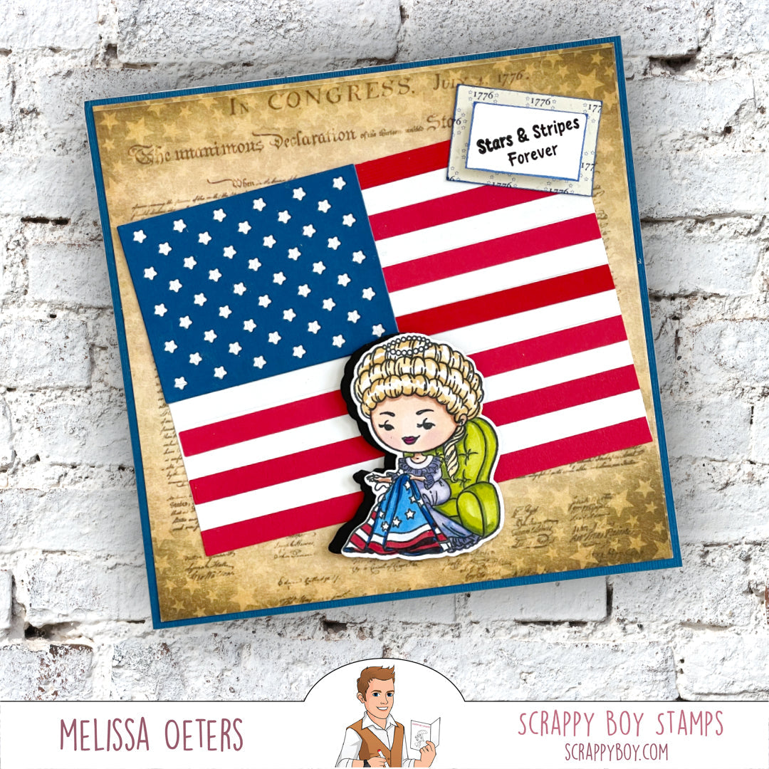 Spirit of 1776 6x6 Paper Pack - Scrappy Boy Stamps
