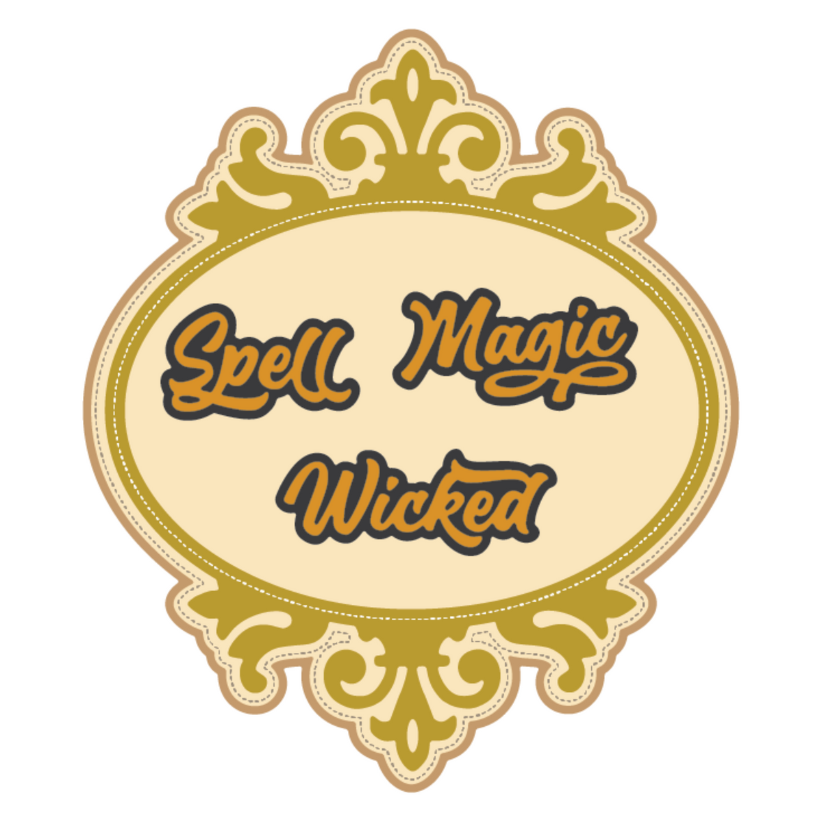 Wicked Wall Mirror Mini Album Die - Scrappy Boy Stamps